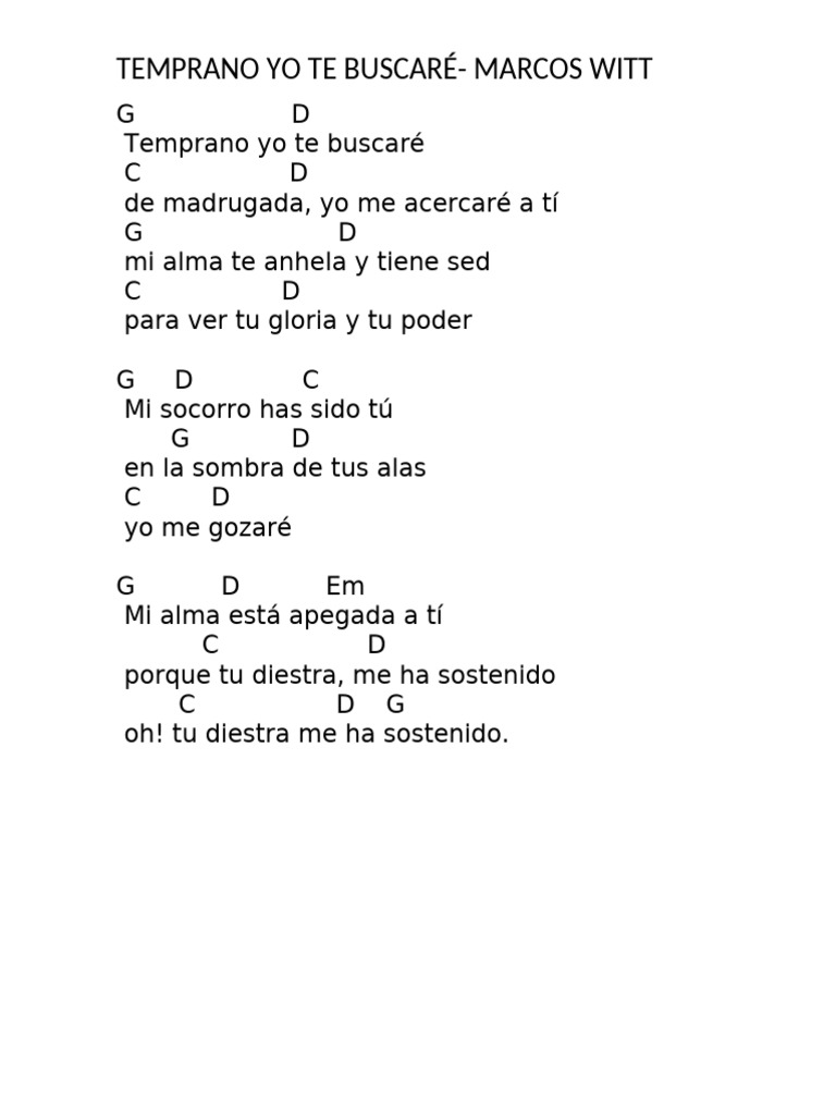 Temprano Yo Te Buscaré | PDF