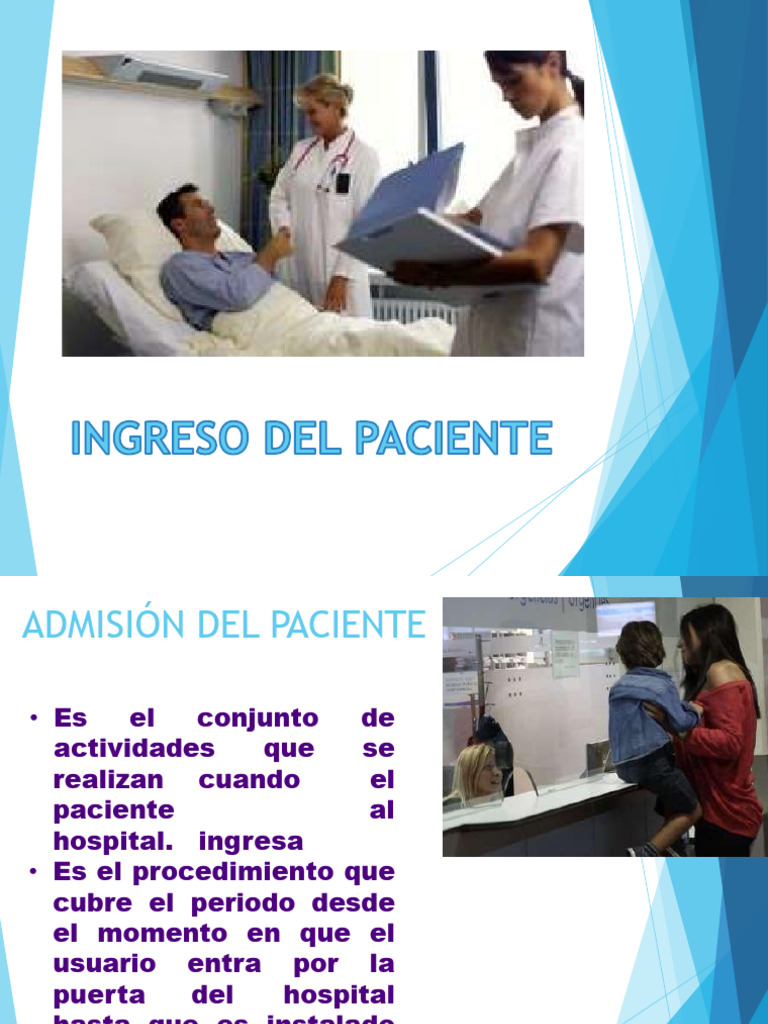 Proceso de Admisión de Pacientes en Hospitales | PDF | Hospital | Medicina