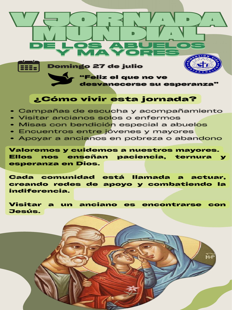 Infografia Abuelos y Mayores PDF | PDF
