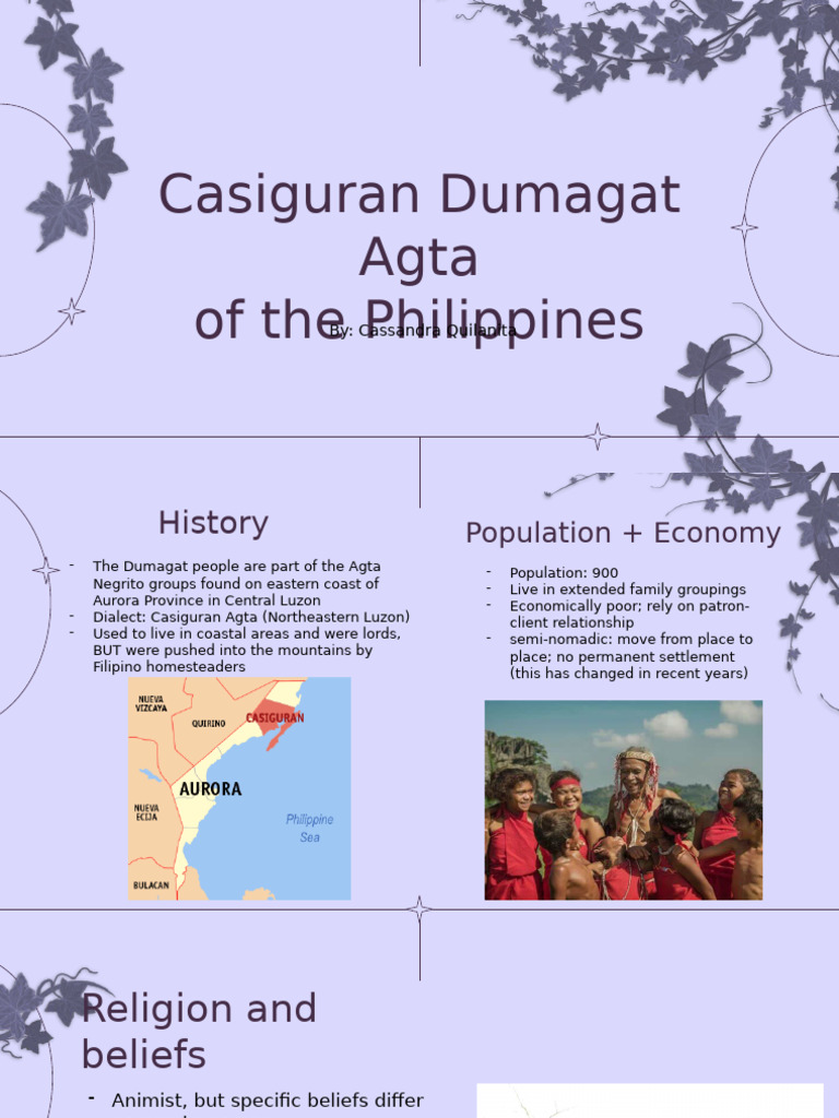 Casiguran Dumagat: Culture & History | PDF