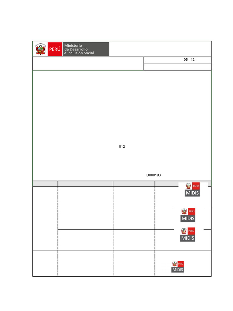 Directiva N 012-2024-MIDIS | PDF | Alimentos | Carne