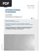 IEC-60445 - 2010 - Cable Conductors Colour Code | PDF