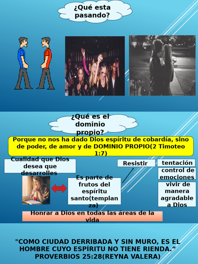Importancia del Dominio Propio en la Vida | PDF
