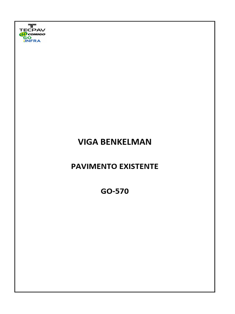 Viga Benkelman: Pavimento Existente GO-570 | PDF
