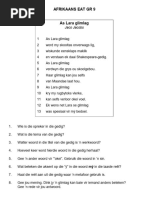 Intensive Form For Afrikaans | PDF