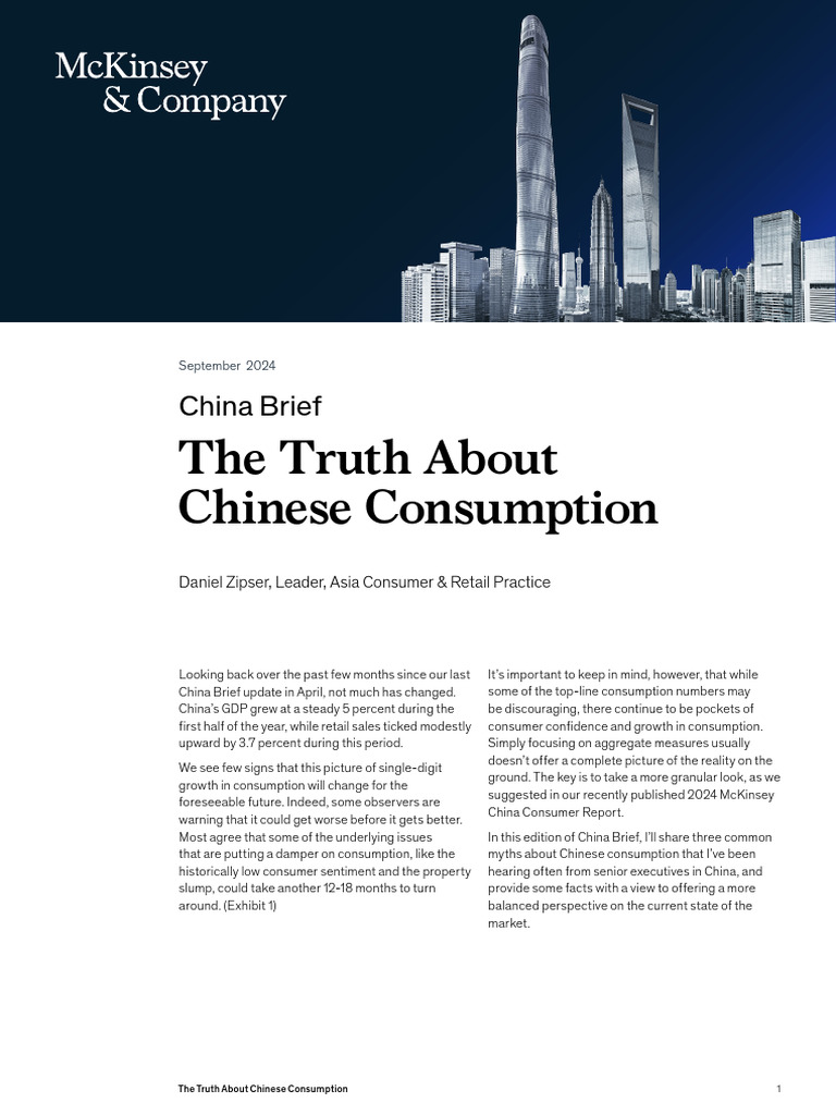 Insights on China's 2024 Consumer Trends | PDF | Economy Of China ...