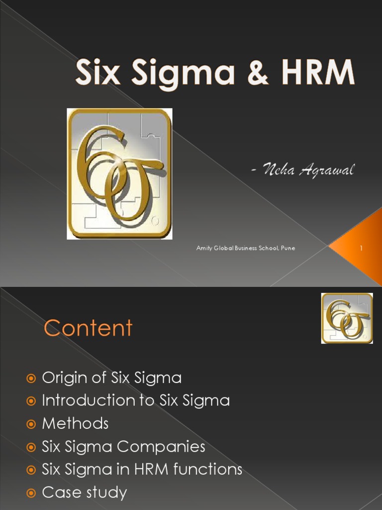 Six Sigma & Human Resources | PDF | Six Sigma | Business Process
