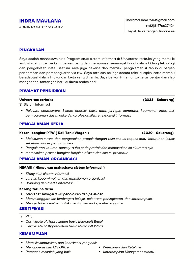 Indramaulana AdminmonitoringCCTV CV-2 (1) | PDF