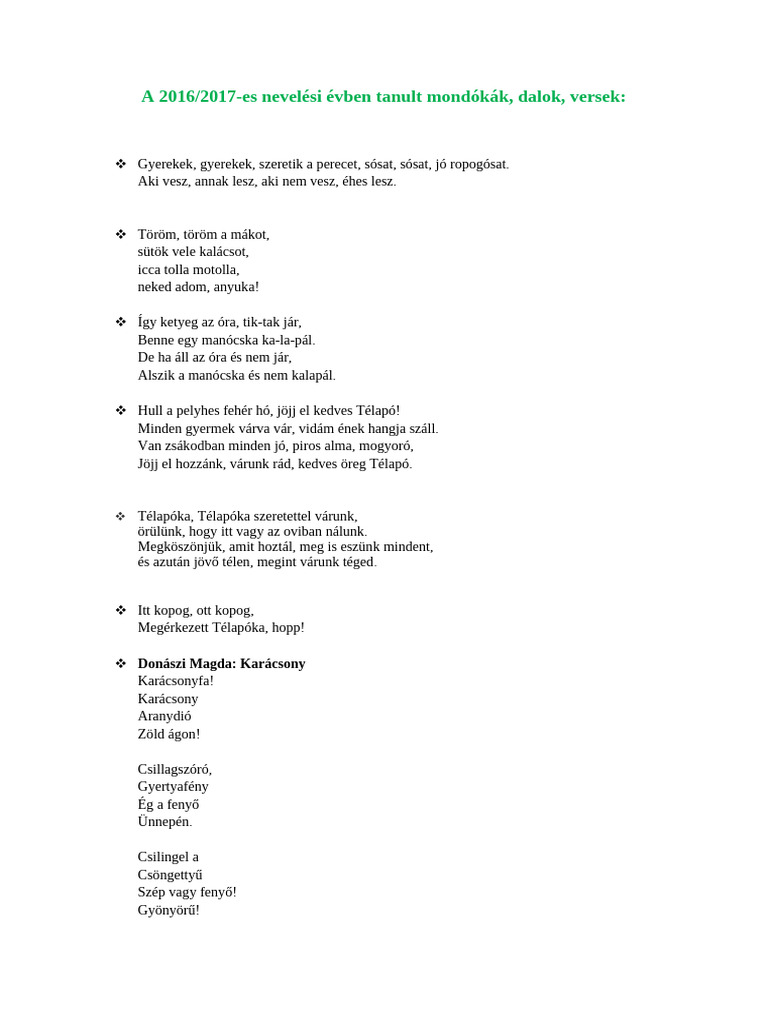 Dalok Versek | PDF