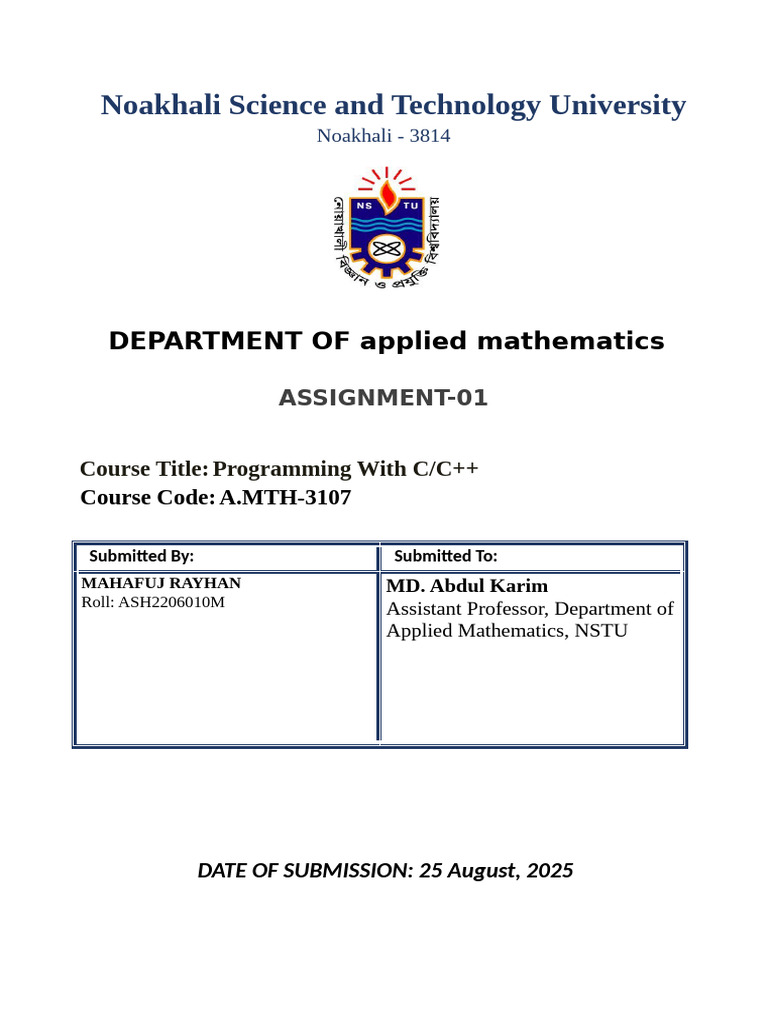 C Programming Assignments Overview | PDF | Software Development ...