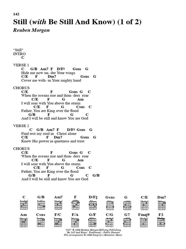 Still Chords and Lyrics Guide | PDF