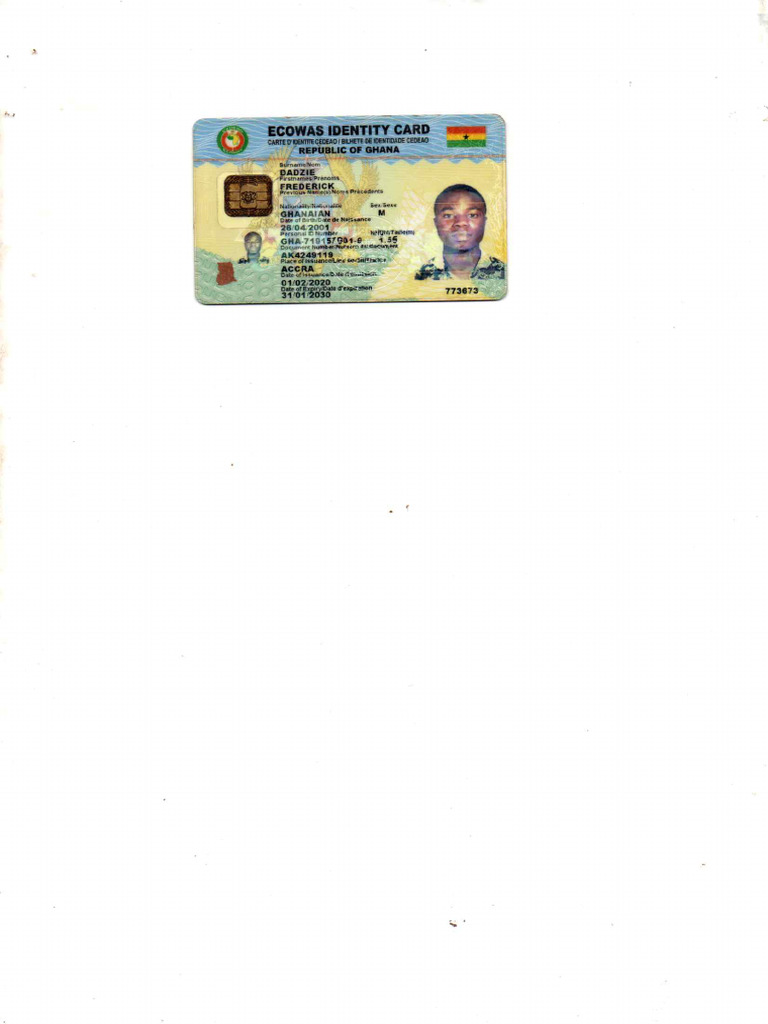 Ghana Card | PDF