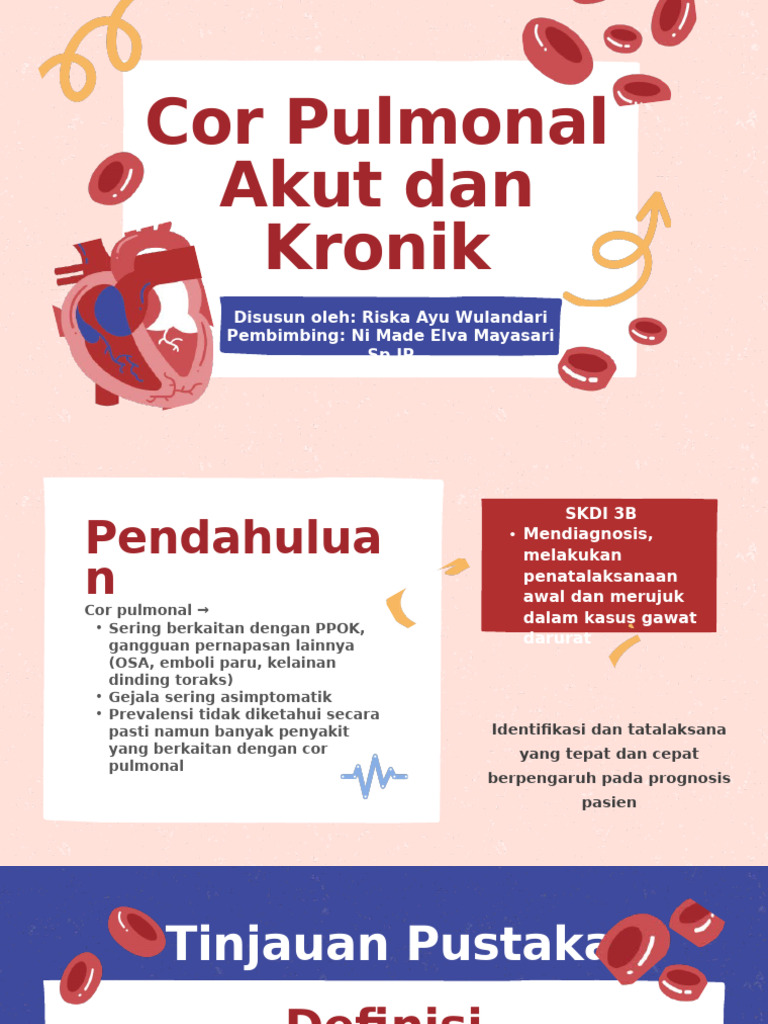Manajemen Cor Pulmonal: Diagnosis dan Terapi | PDF