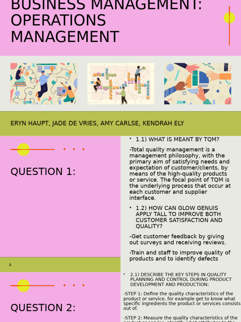 Business Management Presentation | PDF | Operations Management ...