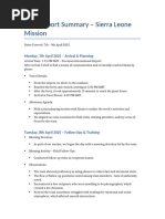 Mission Report Template | PDF