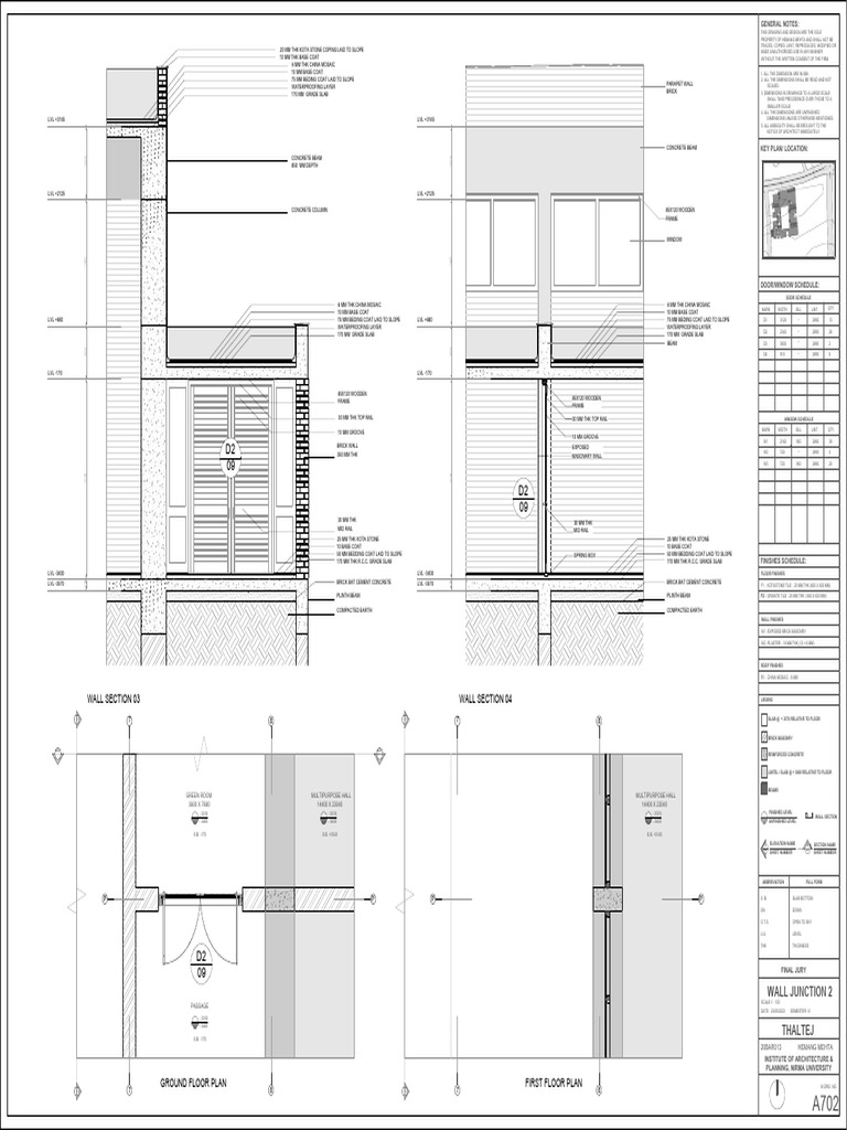 Architectural Drawing and Specifications | PDF | Wall | Masonry