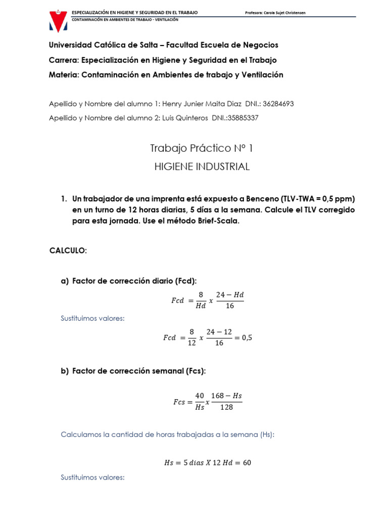 TP1 2025 Consignas | PDF | Ozono | Manganeso