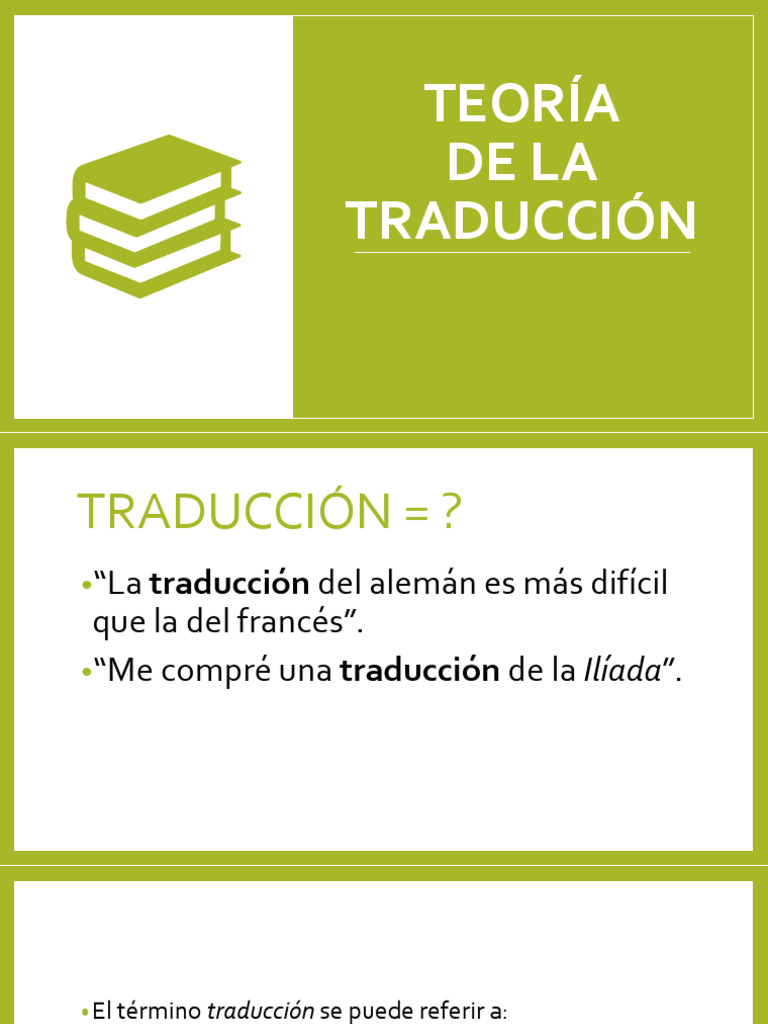Teoría y Proceso de la Traducción | PDF