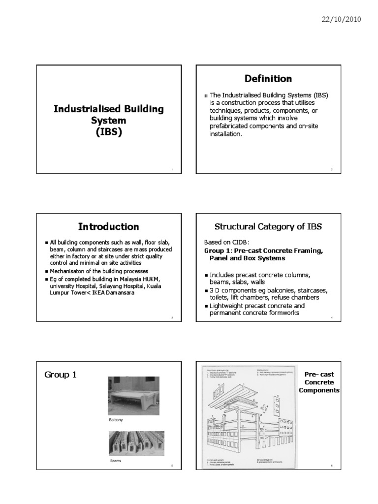 Structural Category of IBS Structural Category of IBS | PDF | Precast ...