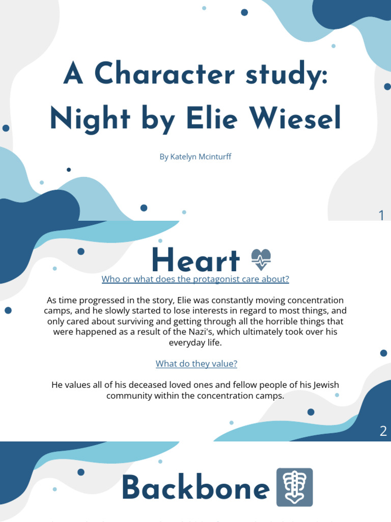 Elie Wiesel's Character Journey in Night | PDF | The Holocaust