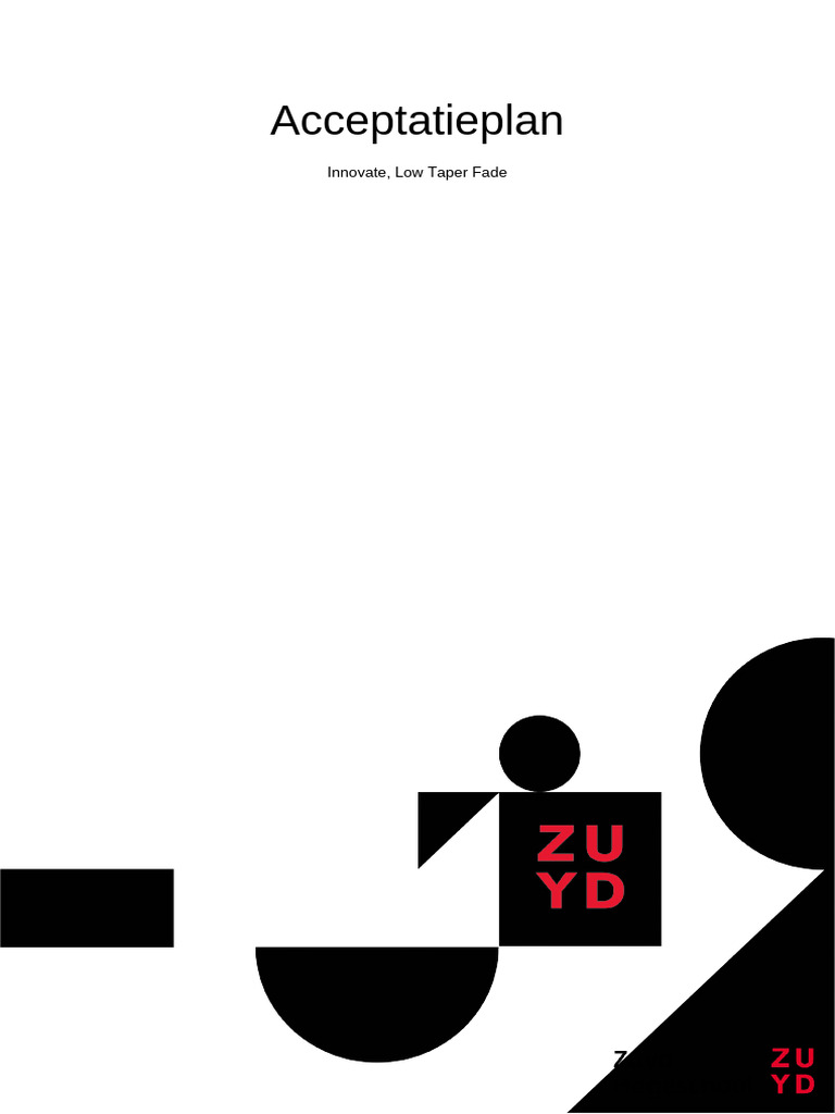 Acceptatieplan Innovate, LTF | PDF