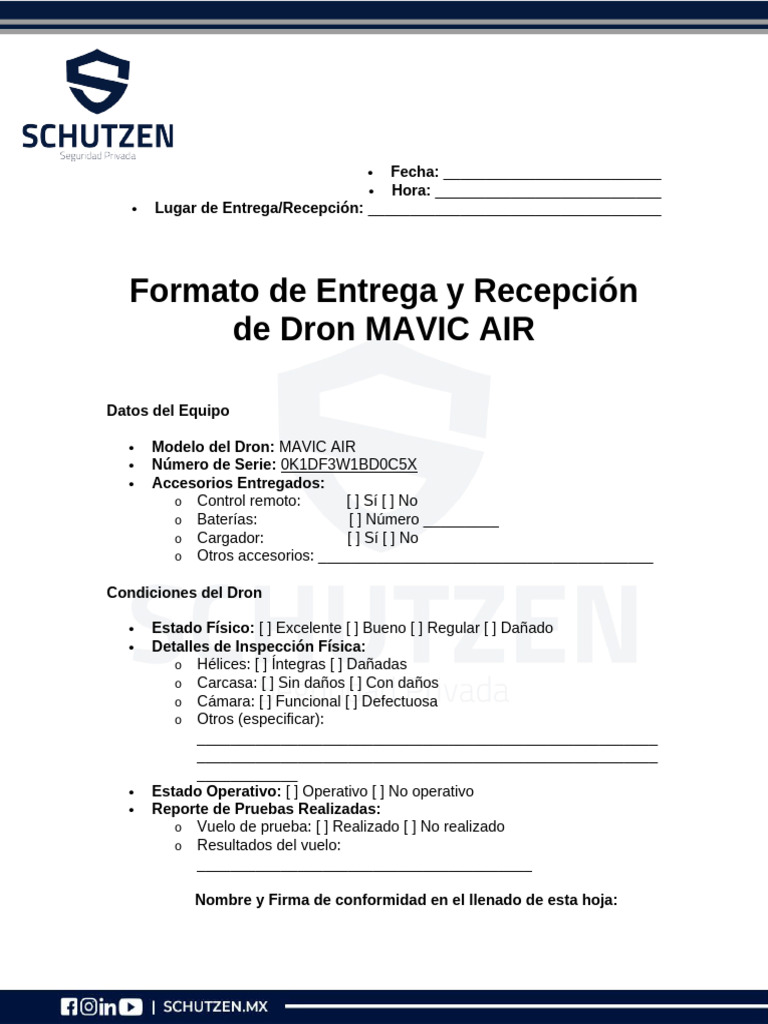 Contrato Dron | PDF | Vehículo aéreo no tripulado