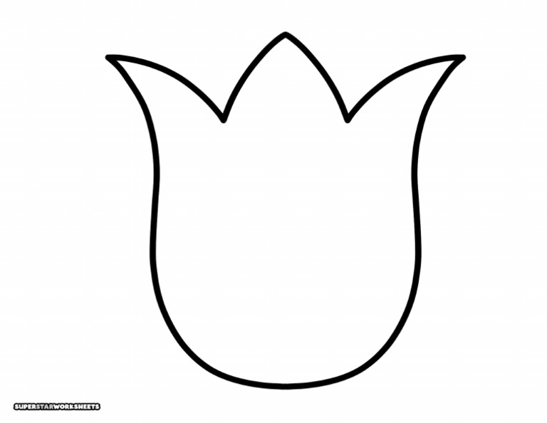 Tulip Template Large | PDF