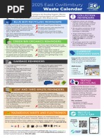 2025 Newmarket Calendar - FINAL-s | PDF | Waste | Recycling