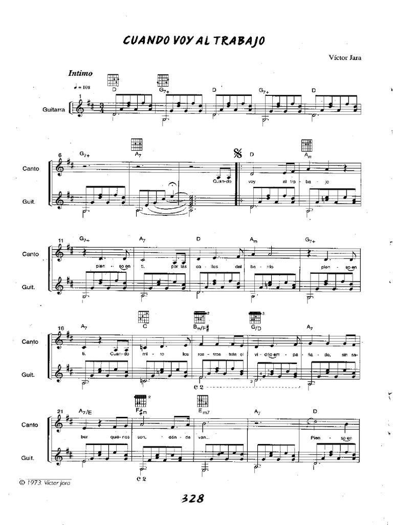 Cuando Voy Al Trabajo | PDF