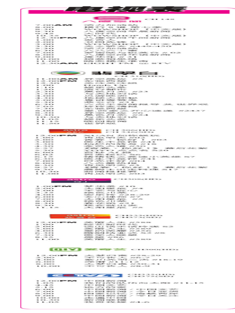 Kwongwah PDF TV Schedule | PDF