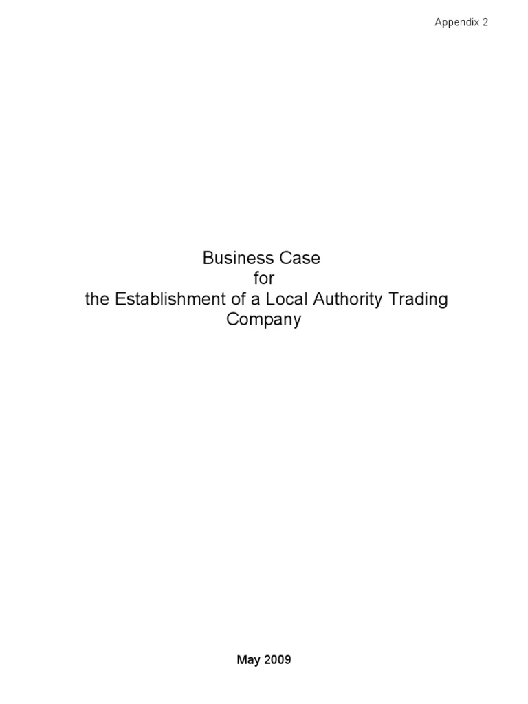Item+11+ +appendix+2+ +Trading+Company+Business+Case | PDF | Insurance ...