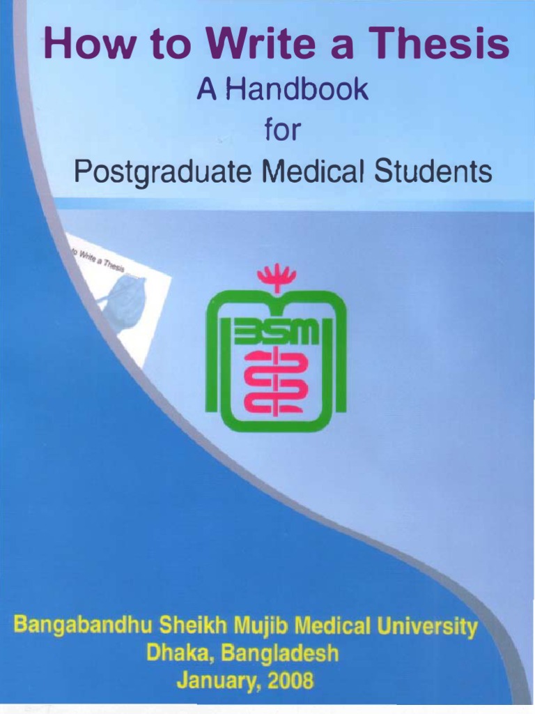 How To Write A Thesis | PDF | Thesis | Abstract (Summary)