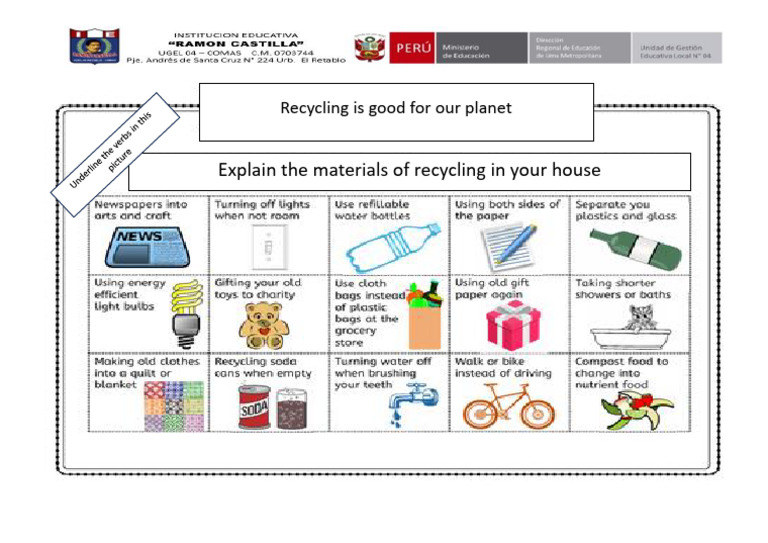 Recycling Third Grade | PDF