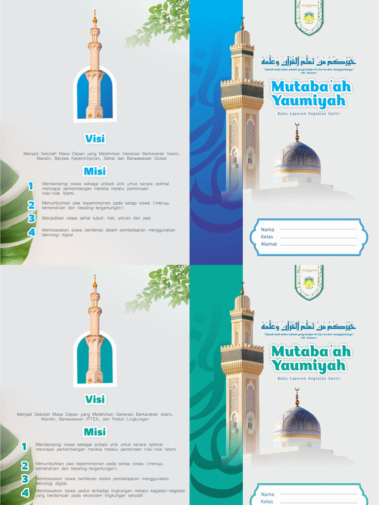 Cover Mutabaah | PDF