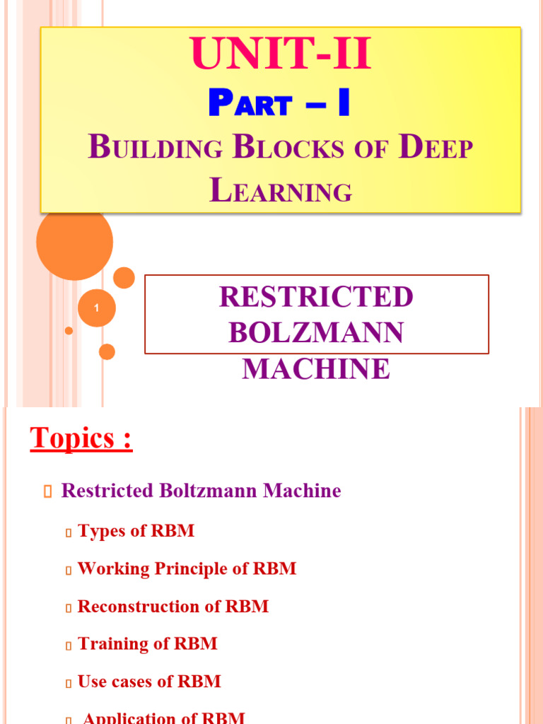 Understanding Restricted Boltzmann Machines | PDF | Deep Learning ...