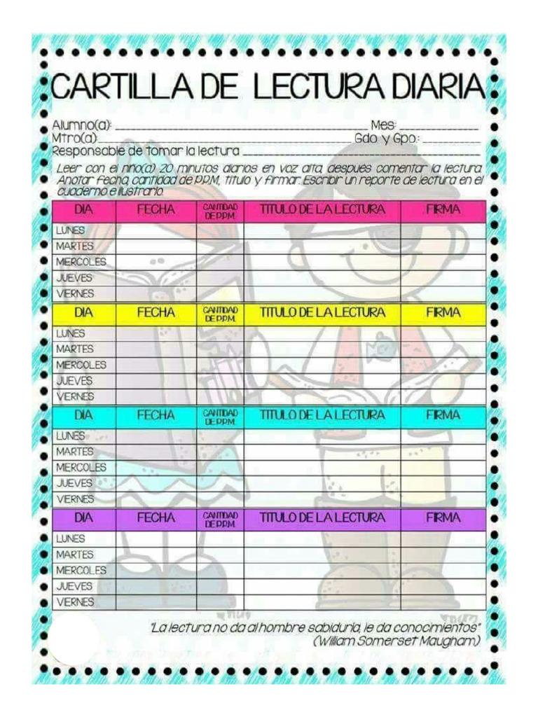 Cartilla de Lectura Diaria | PDF
