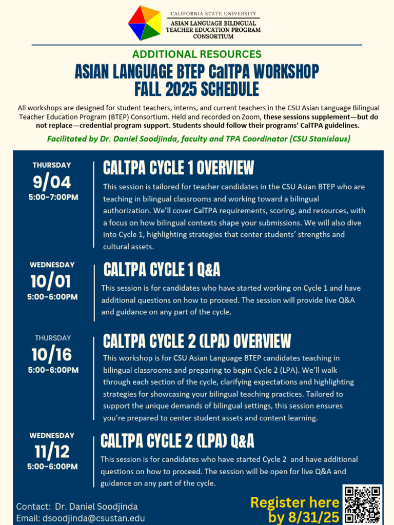 Caltpa Flyer | PDF | Teachers | Learning