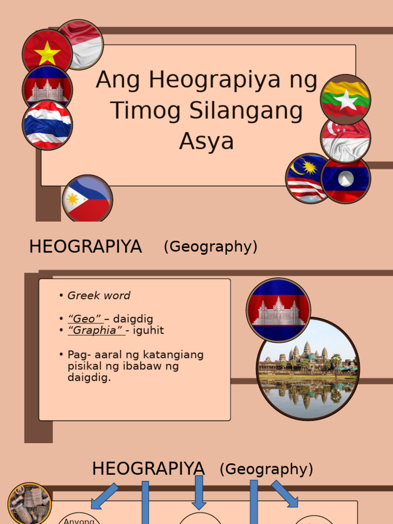 Heograpiya NG Timog Silangang Asya | PDF