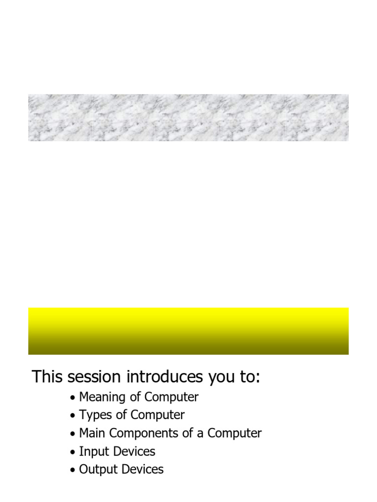 Computer Fundamentals 4 | PDF | Microcomputers | Central Processing Unit