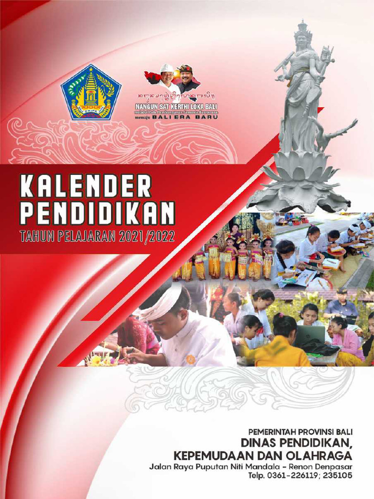 Kalender Pendidikan Bali 2021/2022 | PDF