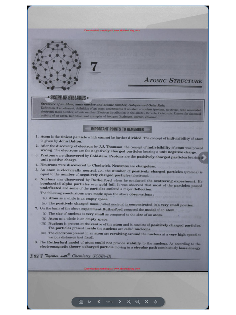 Atomic Structure 1 | PDF