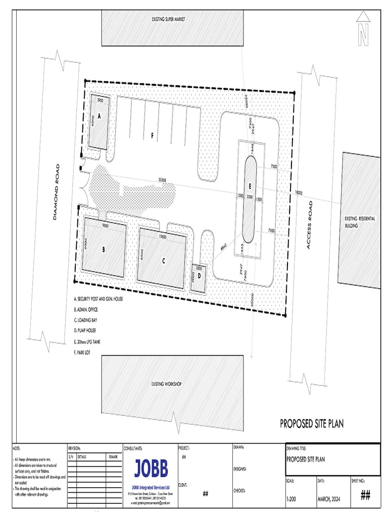 Gas Plant Site Plan | PDF