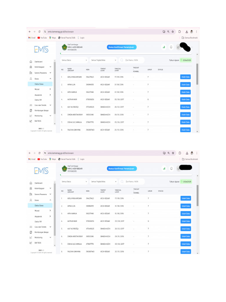 Berkaas Emis Untuk Upload Ekin | PDF