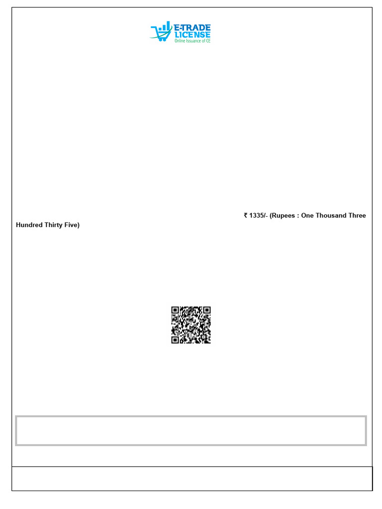 Trade Licence 2024-25 | PDF