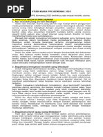 Kumpulan 5 Gagasan Utama Topik 1-8 (Modul PPP) | PDF