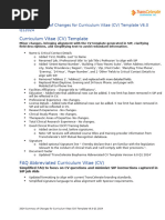 TransCelerate Abbreviated CV Template | PDF | Health Care | Medicine