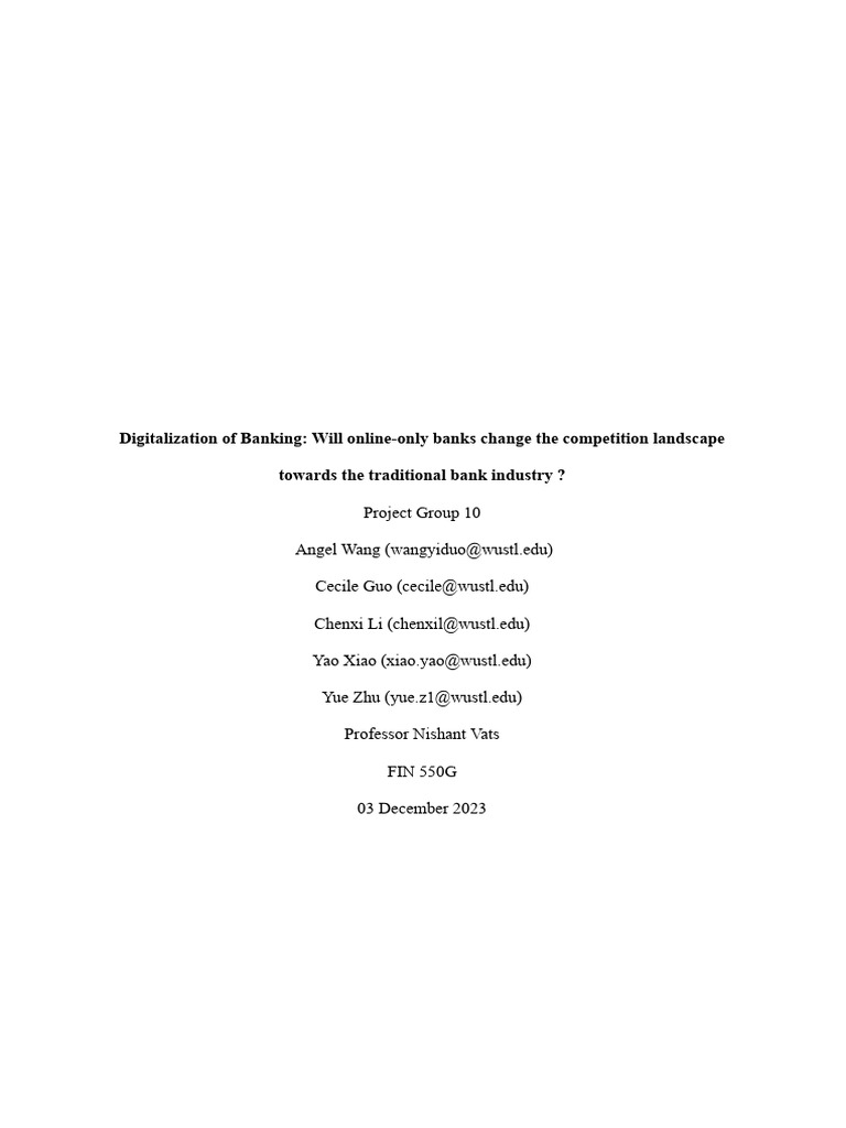 Final Project Draft - Group 10 | PDF | P Value | Statistical Significance