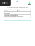 Hotel Fire Safety Checklist Template | PDF | Firefighting | Firefighter