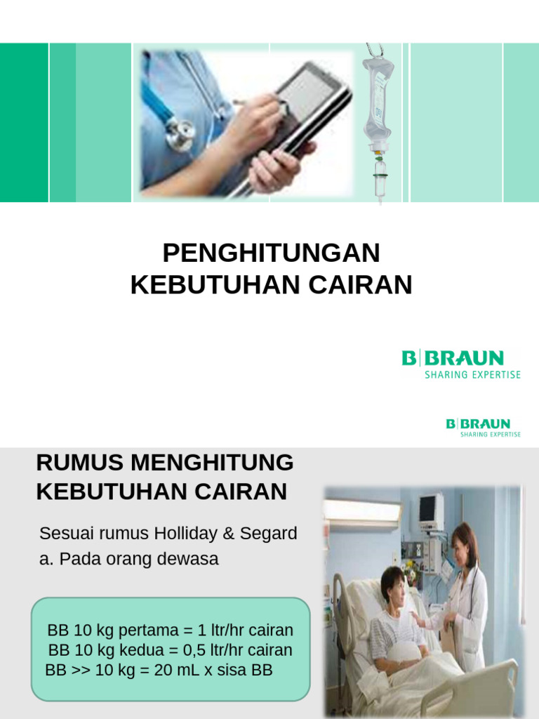 Rumus Menghitung Kebutuhan Cairan | PDF