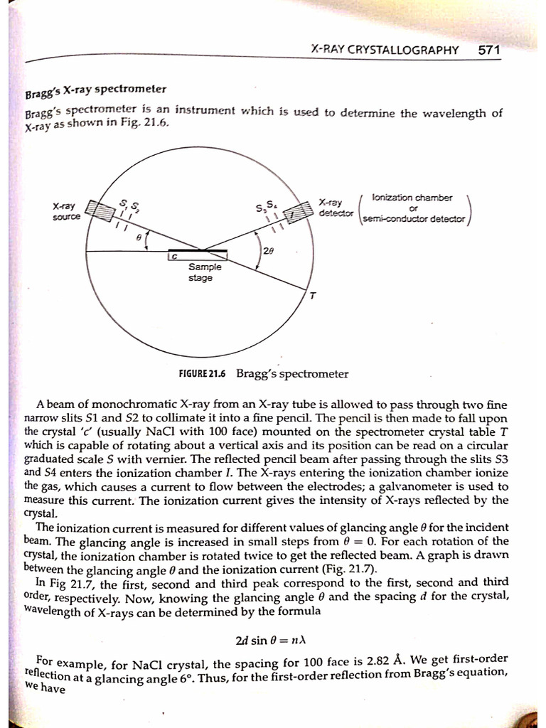 X Ray Spectrometer Physics | PDF